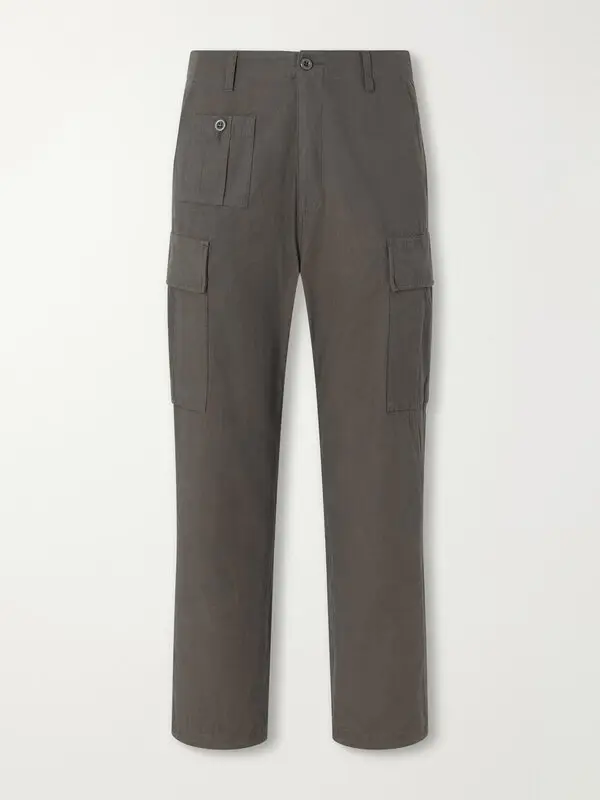 FRIZMWORKS Straight-leg Cotton Cargo Trousers