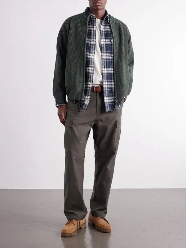 FRIZMWORKS Straight-leg Cotton Cargo Trousers