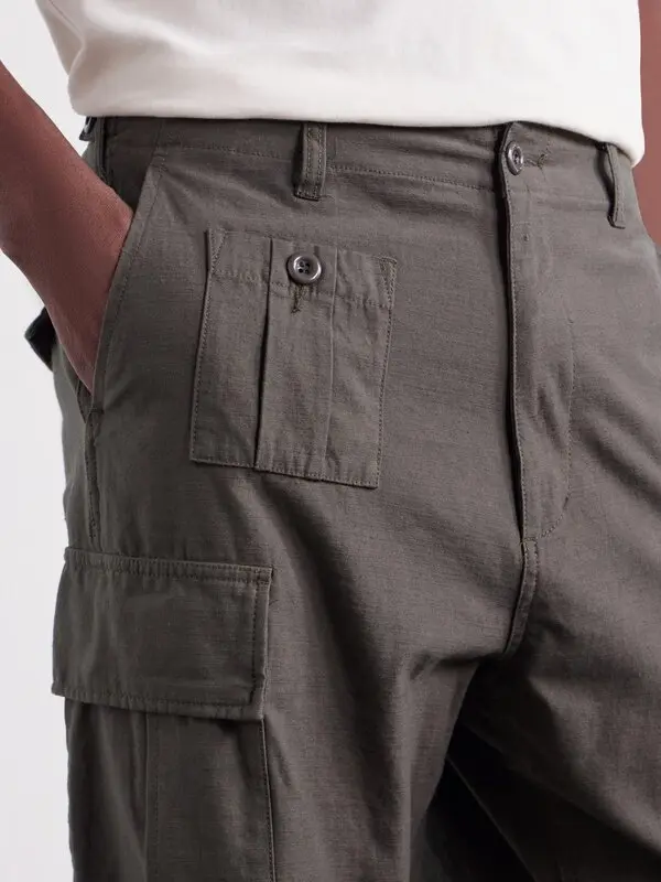 FRIZMWORKS Straight-leg Cotton Cargo Trousers