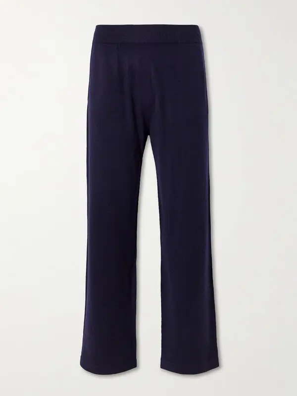 Mr P. Straight-leg Cashmere Sweatpants - Blue