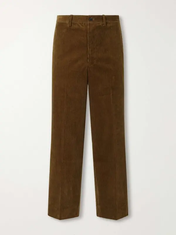 Visvim Broader Straight-leg Cotton-corduroy Trousers