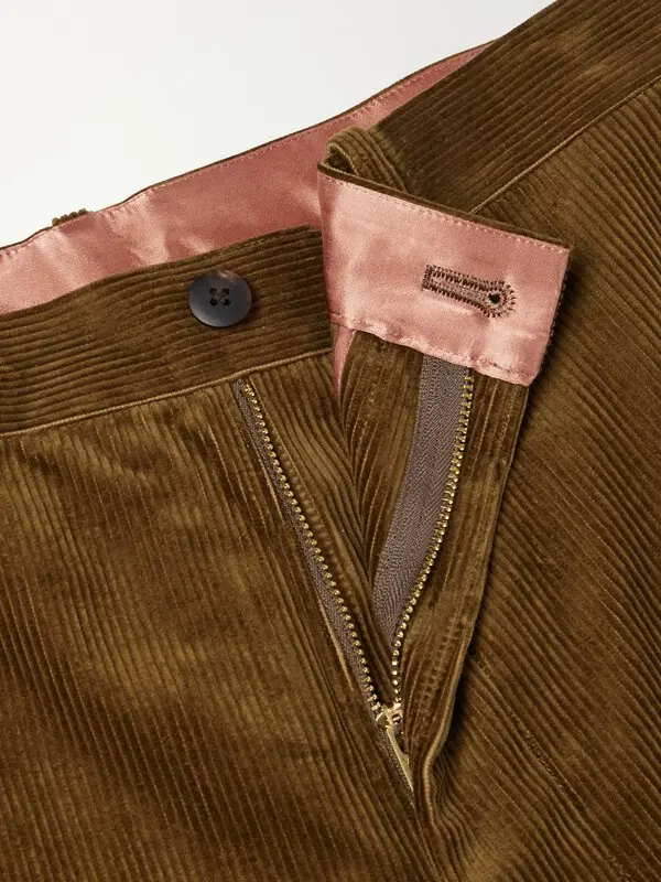 Visvim Broader Straight-leg Cotton-corduroy Trousers