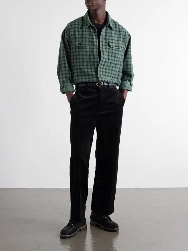 Visvim Broader Straight-leg Cotton-corduroy Trousers