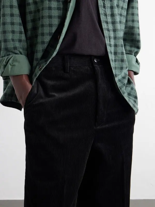 Visvim Broader Straight-leg Cotton-corduroy Trousers