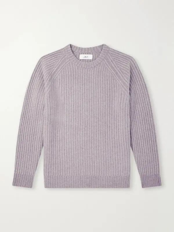 Mr P. Ribbed Cashmere Sweater