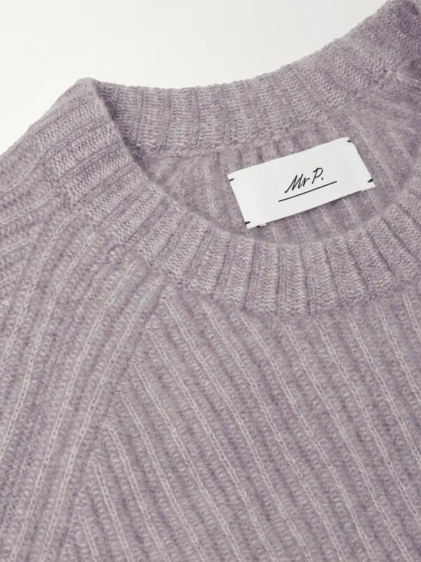 Mr P. Ribbed Cashmere Sweater
