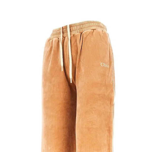 Chloé Velvet Porty Pant - Pink