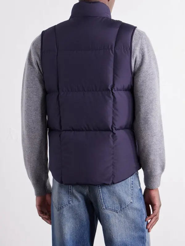 Moncler Brumellune Logo-appliquéd Quilted Shell Down Gilet