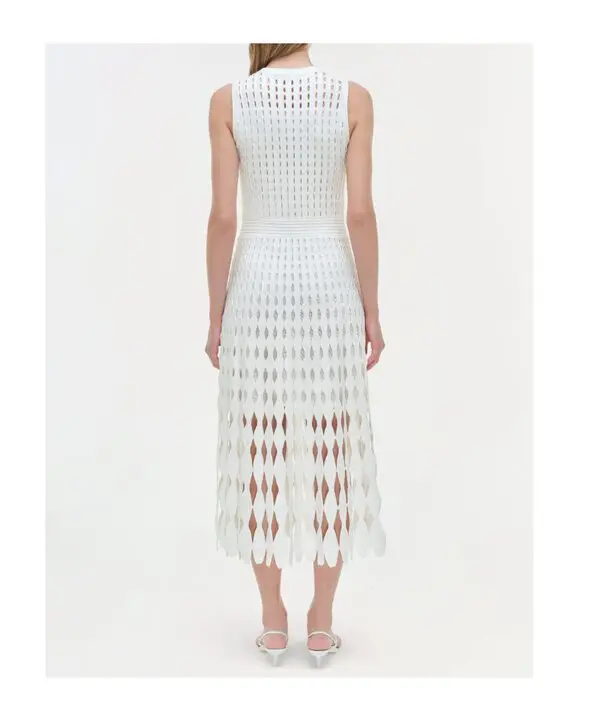 Simkhai Zyla Midi Dress - Ivory
