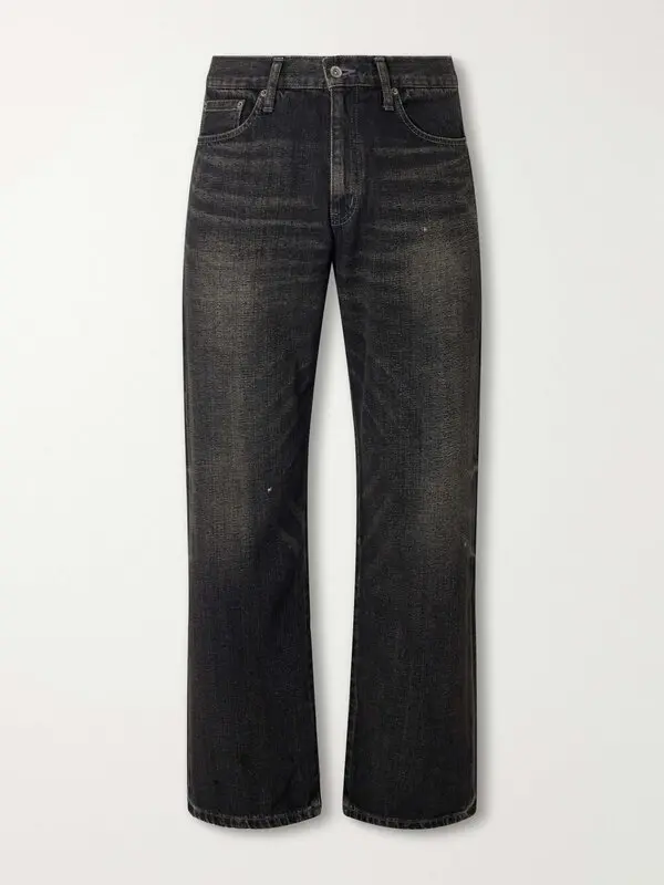 NEIGHBORHOOD Washed Straight-leg Jeans