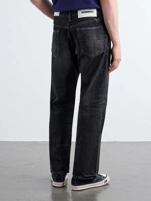 NEIGHBORHOOD Washed Straight-leg Jeans