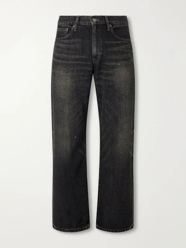 NEIGHBORHOOD Washed Straight-leg Jeans