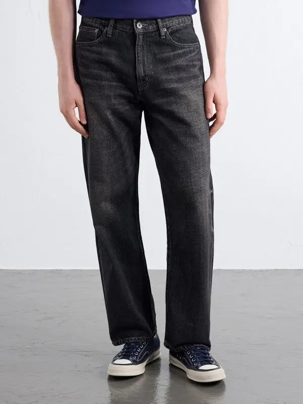 NEIGHBORHOOD Washed Straight-leg Jeans