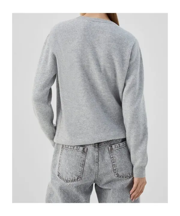Brunello Cucinelli Cashmere English Rib Sweater With Monili