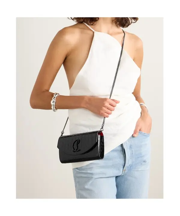 CHRISTIAN LOUBOUTIN Loubi54 Cross Body Bag - Black