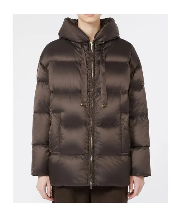 Max Mara Mtcnerine Hooded Quilted Down Jacket