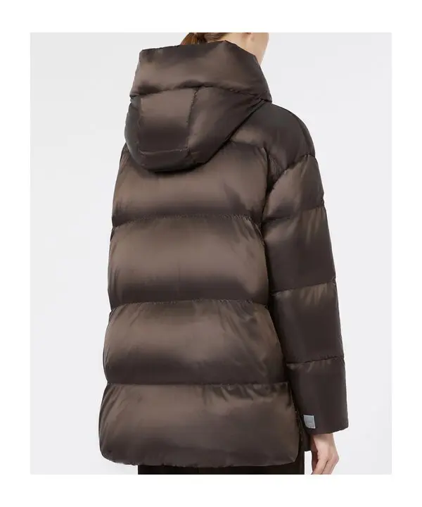 Max Mara Mtcnerine Hooded Quilted Down Jacket