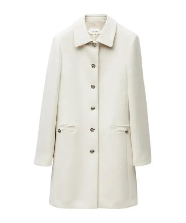 Versace Single-breasted Long Coat