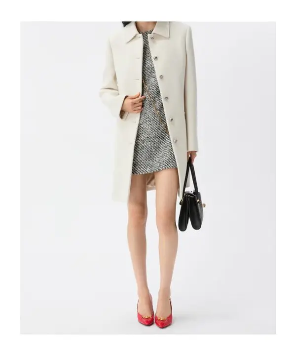 Versace Single-breasted Long Coat