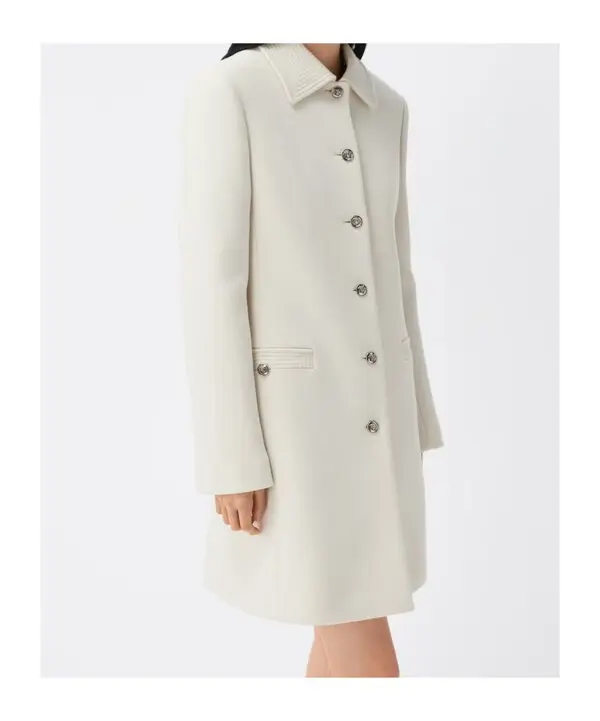 Versace Single-breasted Long Coat