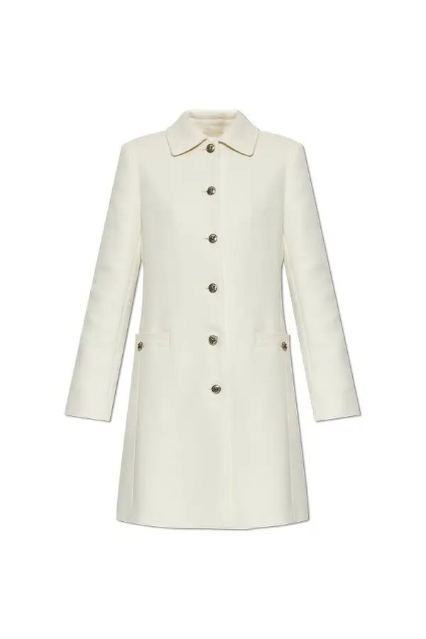 Versace Single-breasted Long Coat