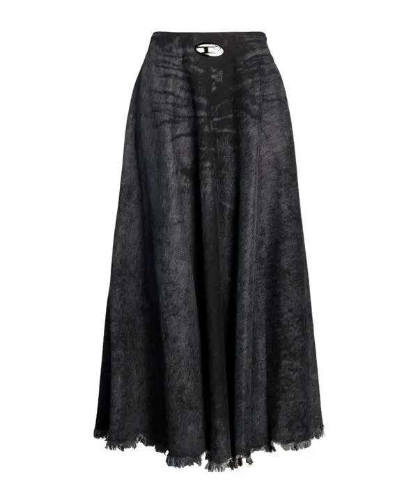 DIESEL® Denim A-line Skirt