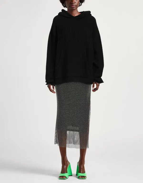 MAISON MARGIELA Solid-color Mid-weight Knit Hoodie