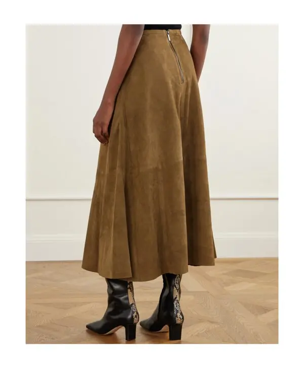 JOSEPH Patchwork Midi Skirt
