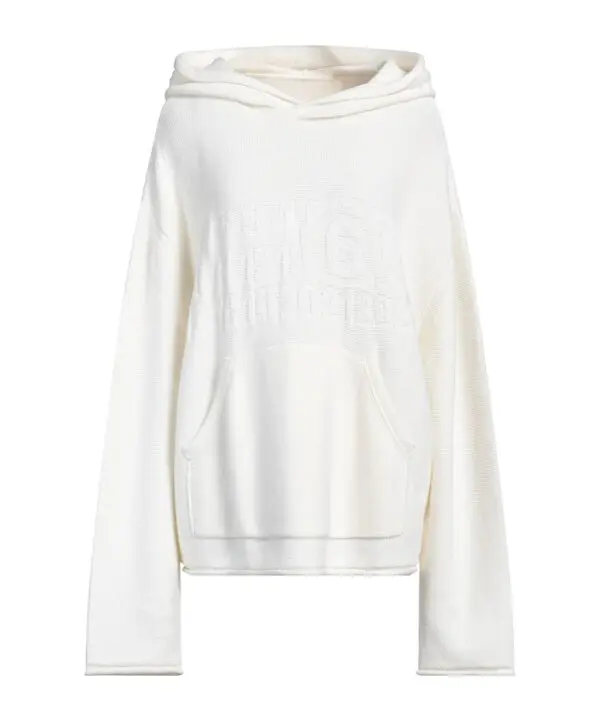 MAISON MARGIELA Solid-color Hooded Knit Sweater