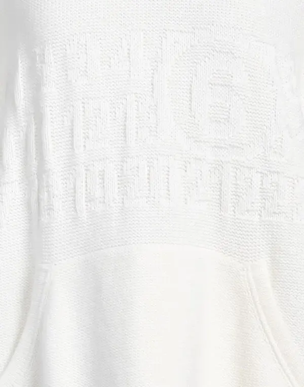 MAISON MARGIELA Solid-color Hooded Knit Sweater
