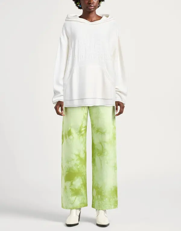 MAISON MARGIELA Solid-color Hooded Knit Sweater