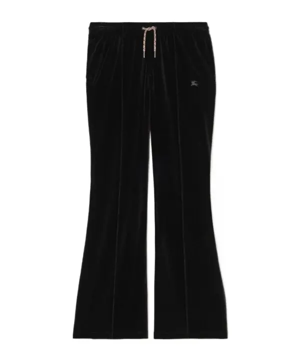 Burberry Vega V Flared Jogger Pants - Black
