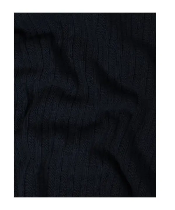 Stone Island Loose-fit Zip-up Stand Collar Jumper - Navy Blue