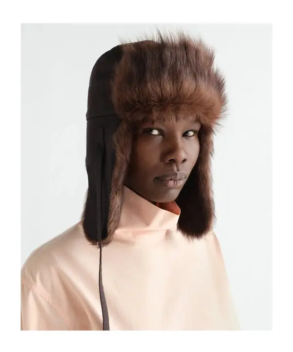 LEMAIRE Shearling-lined Chapka Hat