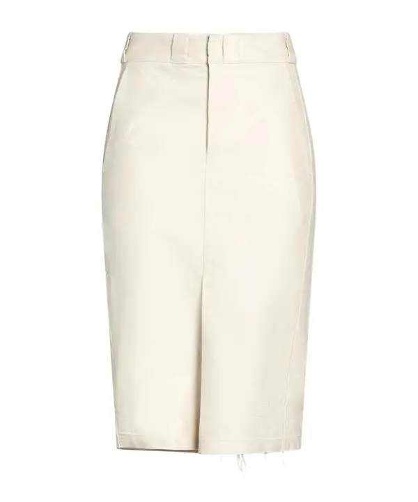 MAISON MARGIELA Simple High-waisted Pencil Skirt - Ivory