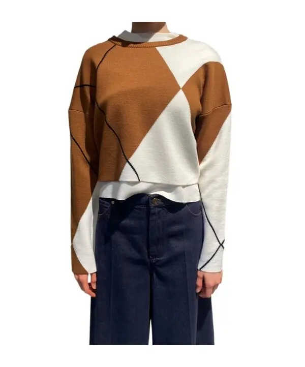 Max Mara Long-sleeve Knit Top - Brown