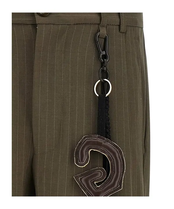 SONG FOR THE MUTE Pinstripe Wide-leg Pants