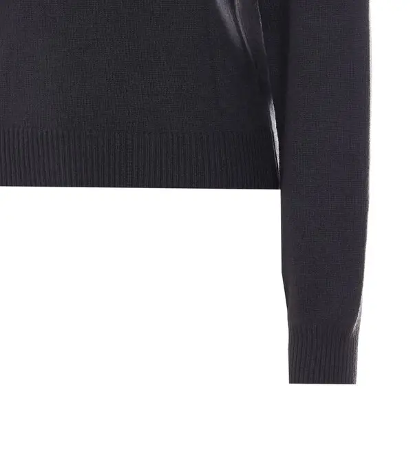 LEMAIRE Reversible Buttoned Sweater In Cashmere - Stone