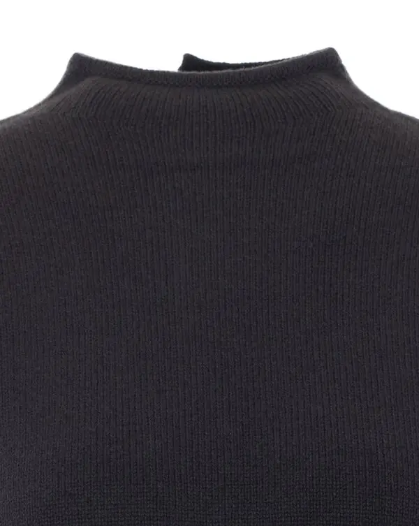 LEMAIRE Reversible Buttoned Sweater In Cashmere - Stone