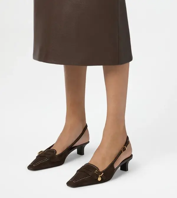 TOD'S Slingback Pumps In Suede