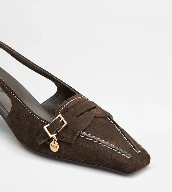 TOD'S Slingback Pumps In Suede