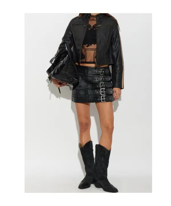 ALLSAINTS Form-fitting Mini Skirt
