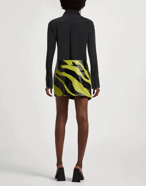Sportmax Long-sleeved Chiffon Shirt