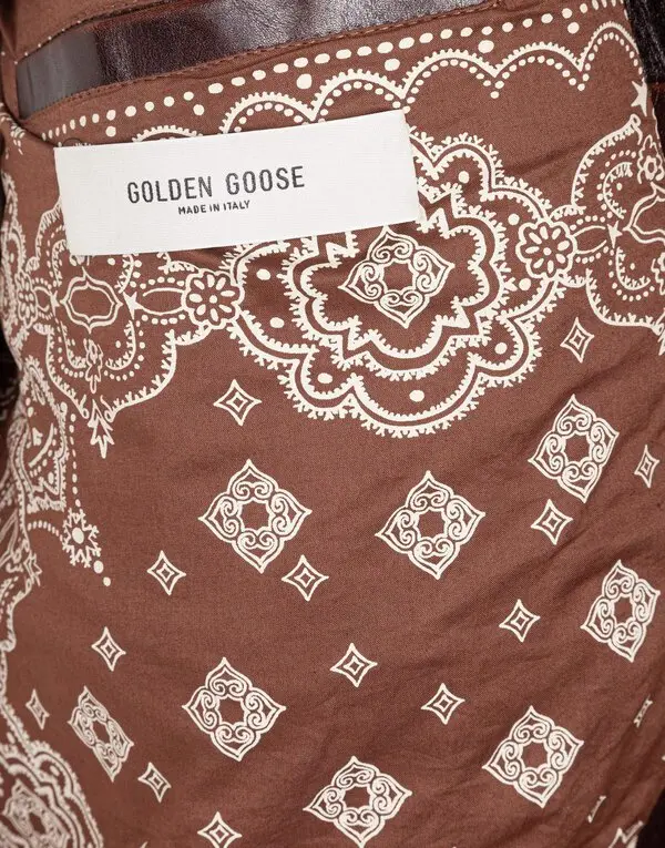 GOLDEN GOOSE Leather Bomber Jacket