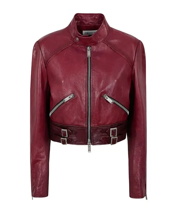 Alexander McQueen Zip-up Cropped Jacket