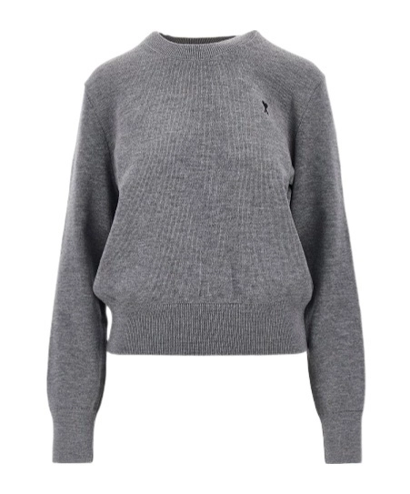 AMI Paris Long-sleeve Knit Top