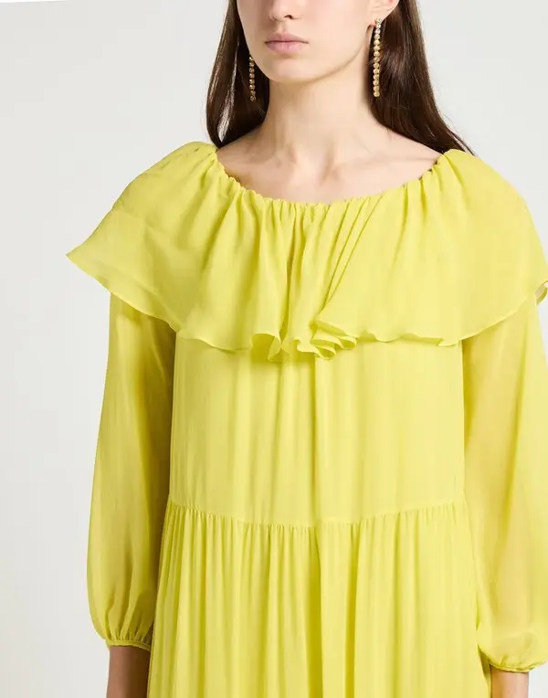 Max Mara Chiffon Maxi Dress