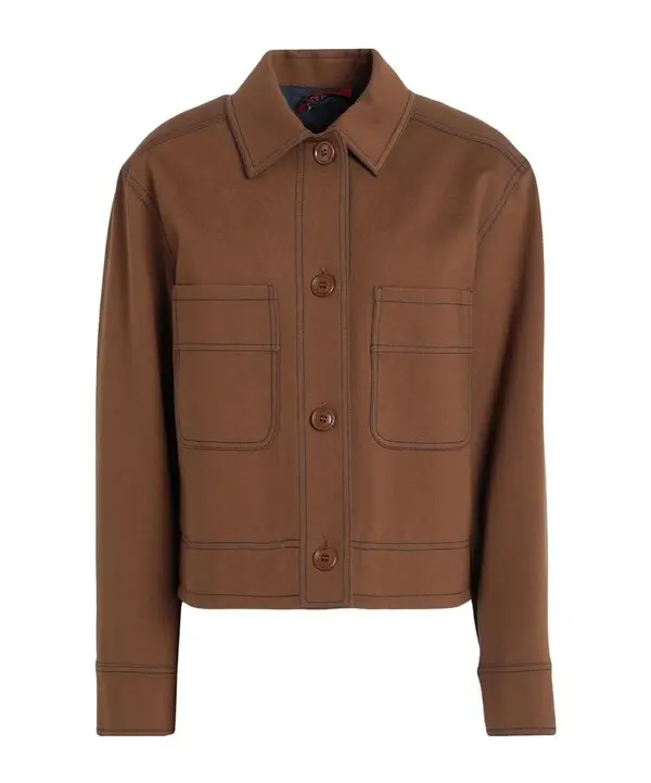 MAXCO. Solid-colored Knit Shirt