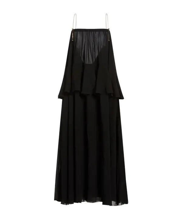 Chloé Sleeveless Flared Dress - Black