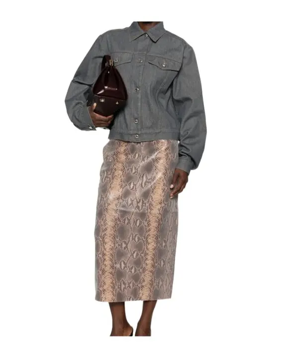 Sportmax Long-sleeve Denim Jacket